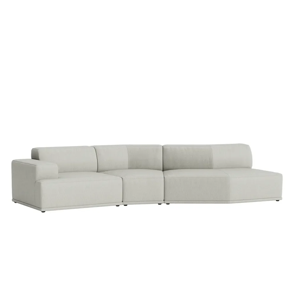 Muuto Connect Soft Modular Sofa / 3-Seater - Configuration 6 - Clay 12 | Kjøp fra Hulténs
